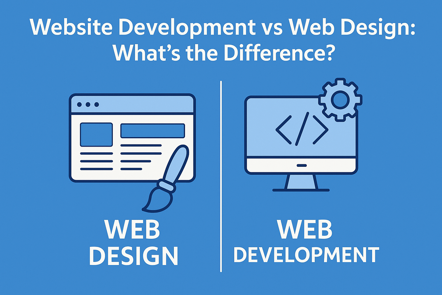 Website Development vs Web Design: What’s the Difference? - Design Burners